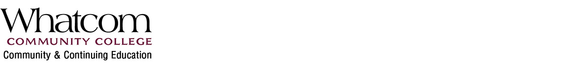 Online Courses from Whatcom Community College